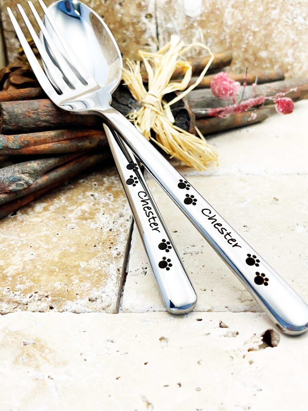 Pet fork Dog food fork Cat food fork pet food fork personalised pet ...