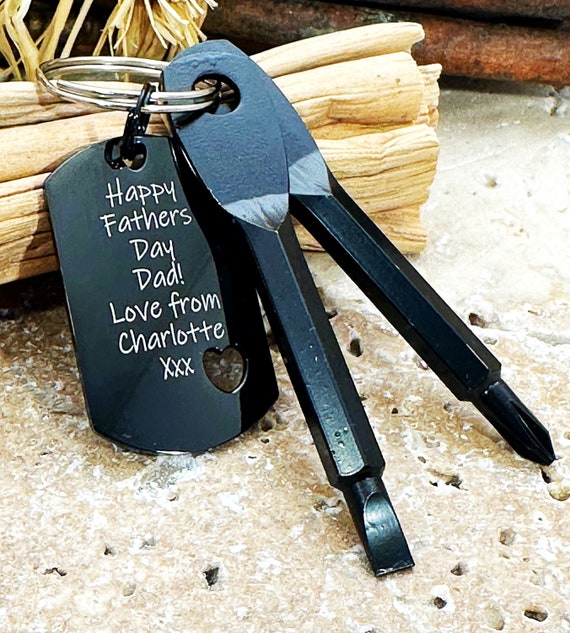 Mini Screwdriver Key Ring Gift for Fathers Day personalised Tiny Screw Driver Gift Set on a Key Ring useful Fathers Day Gift for Grandad Etsy Australia