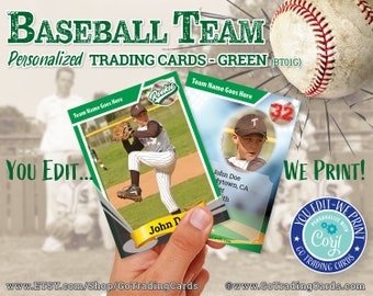 Custom Baseball Card | Etsy