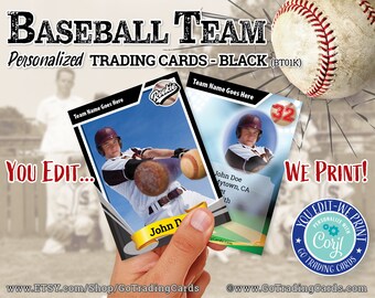 Custom Baseball Card | Etsy