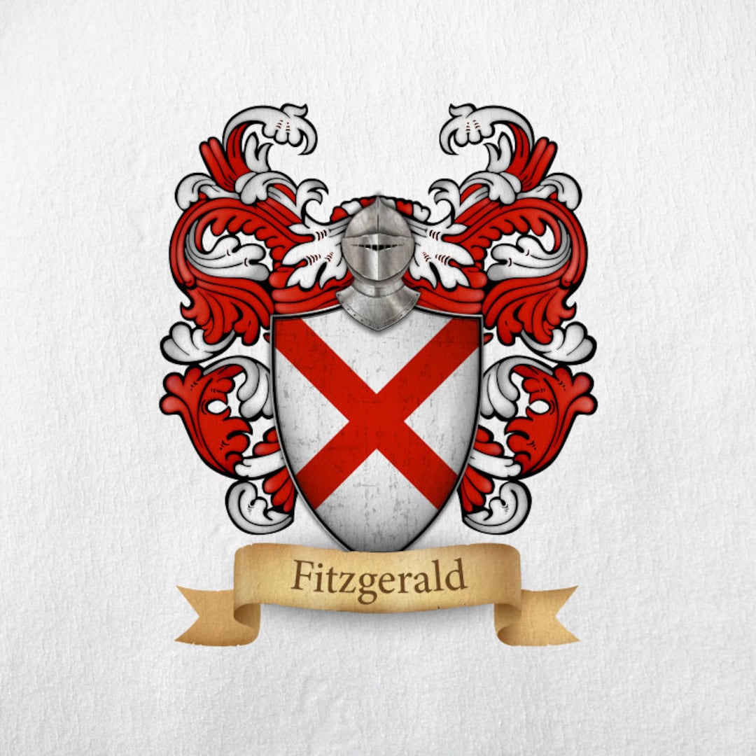 Fitzgerald Family Crest Print - Etsy Ireland