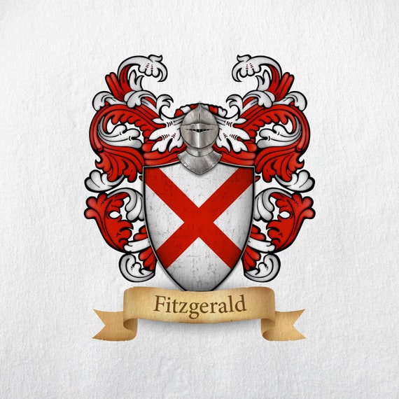 Fitzgerald Family Crest Print | Etsy