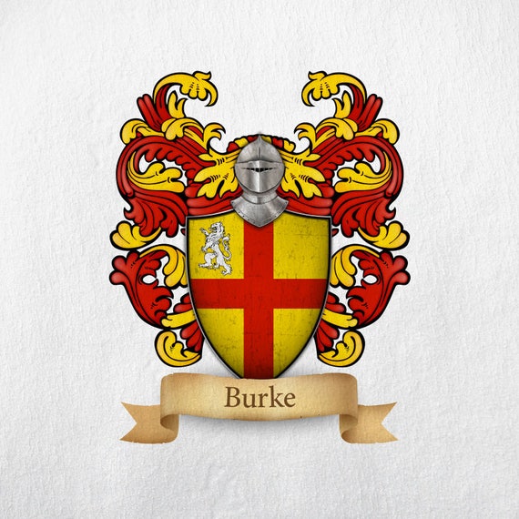 Burke Family Crest Print | Etsy