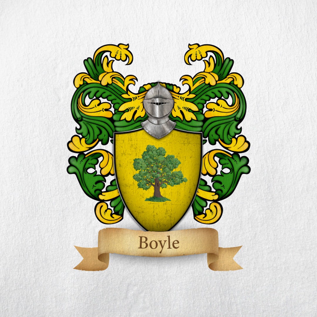 Boyle Family Crest - Print - Etsy