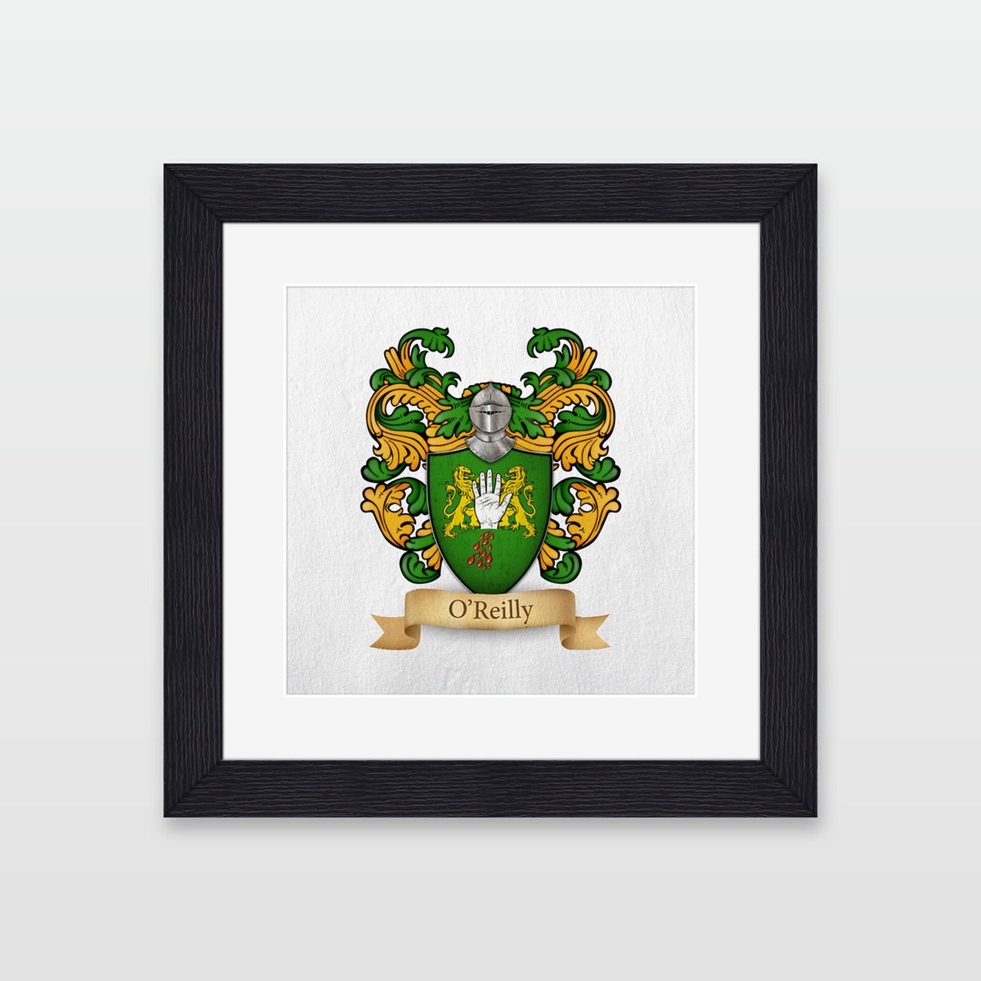O'reilly Family Coat of Arms Framed Print. - Etsy