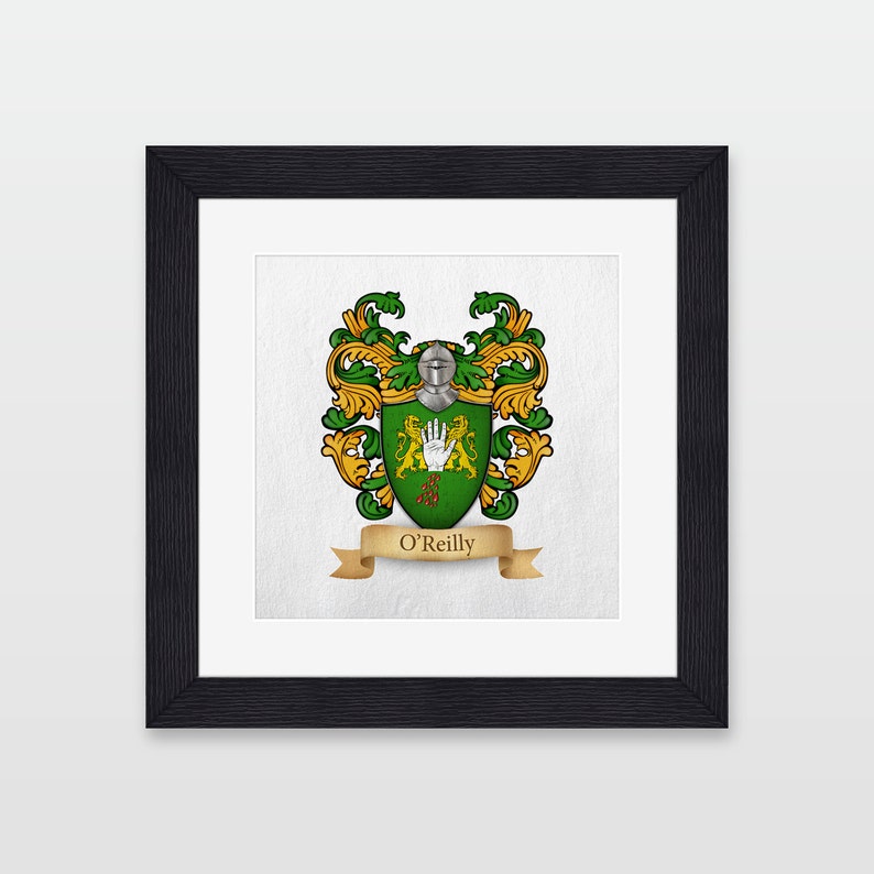 O'reilly Family Coat of Arms Framed Print. - Etsy