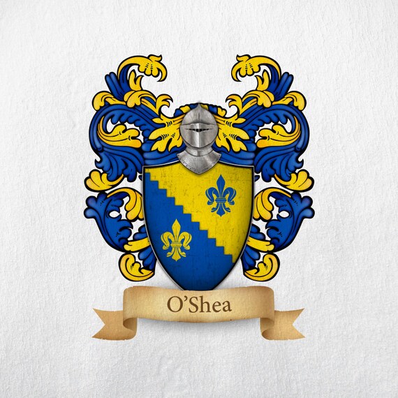 O'Shea Family Crest Print | Etsy