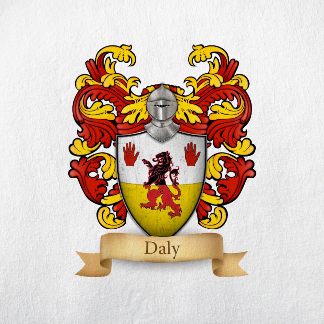 Daly Family Crest - Print - Etsy