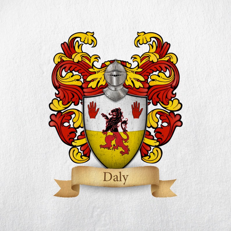 Daly Family Crest Print - Etsy