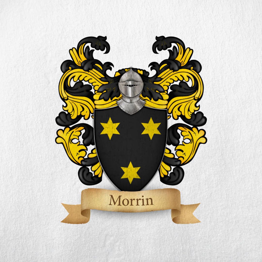 Morrin Family Crest - Print - Etsy