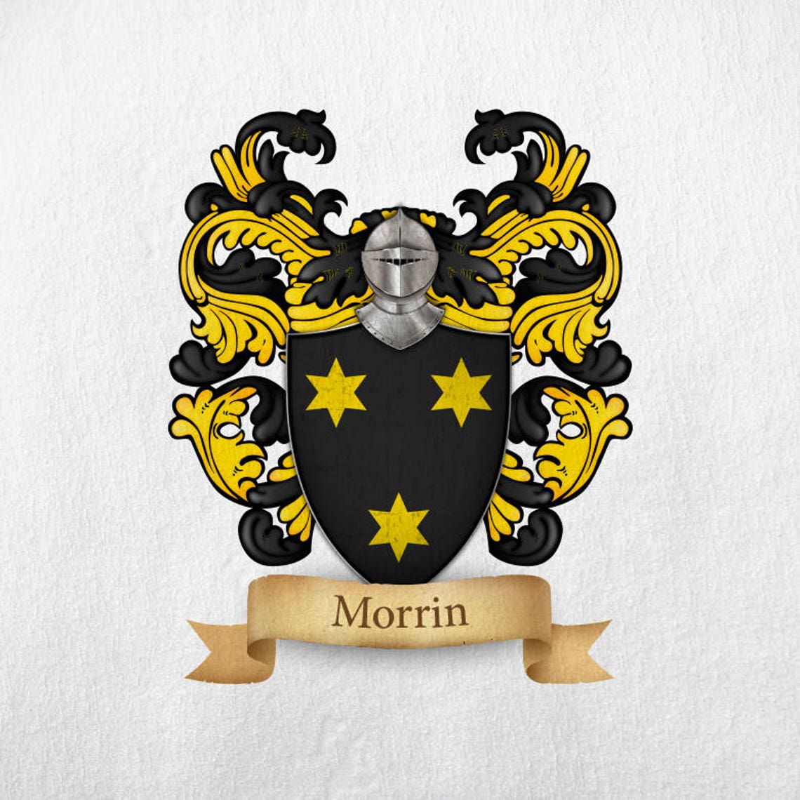 Morrin Family Crest Print - Etsy