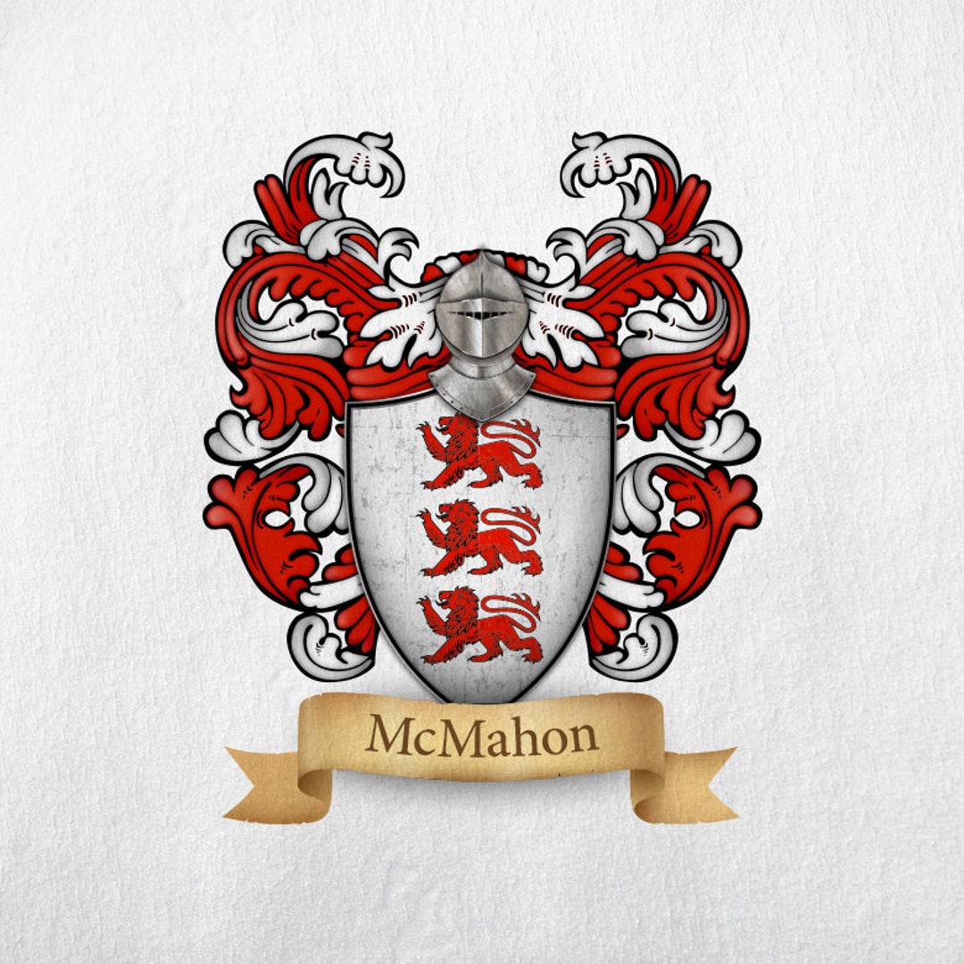 Mcmahon Family Crest - Print - Etsy