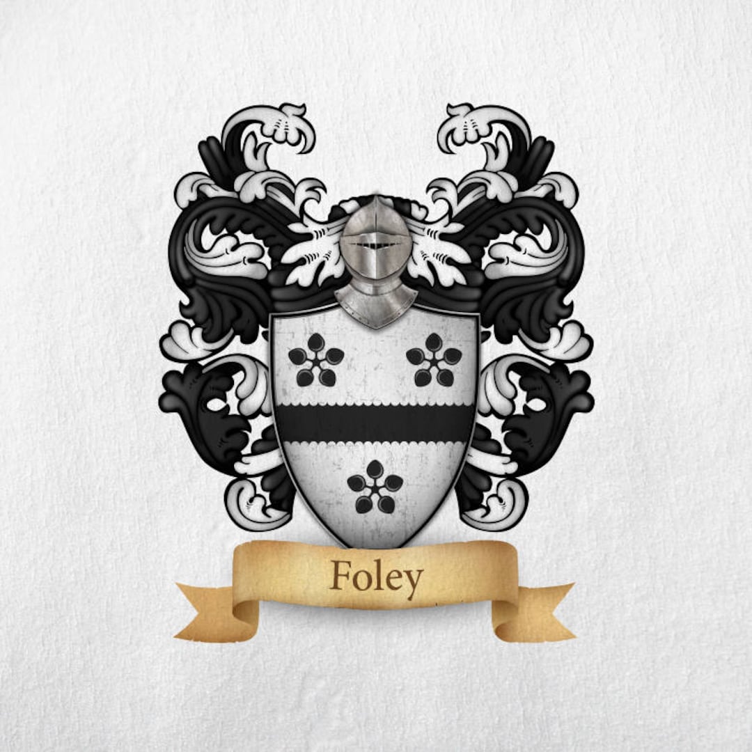 Foley Family Crest - Print - Etsy