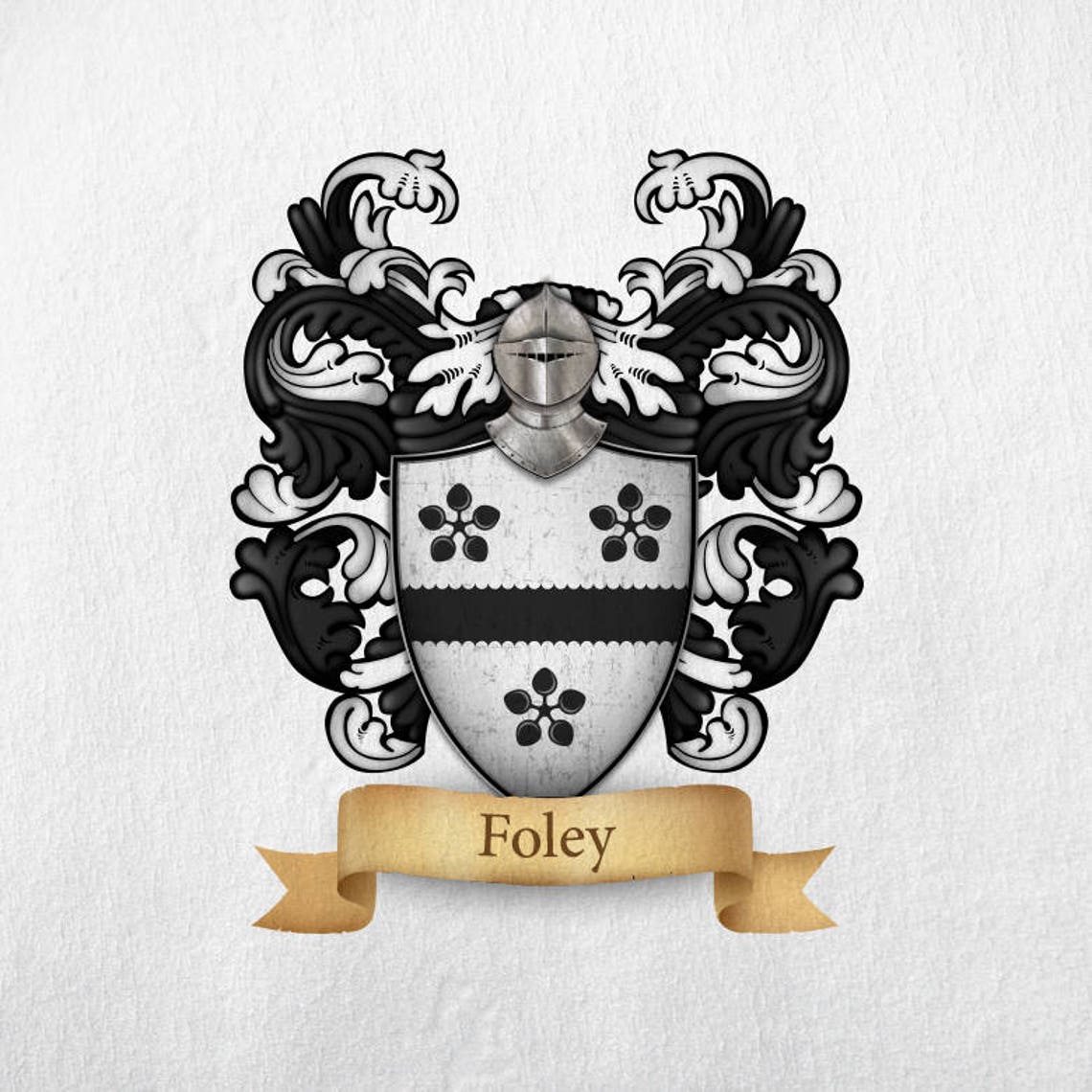 Foley Family Crest Print - Etsy