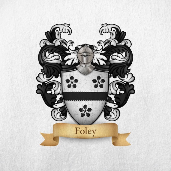 Foley Family Crest Print - Etsy