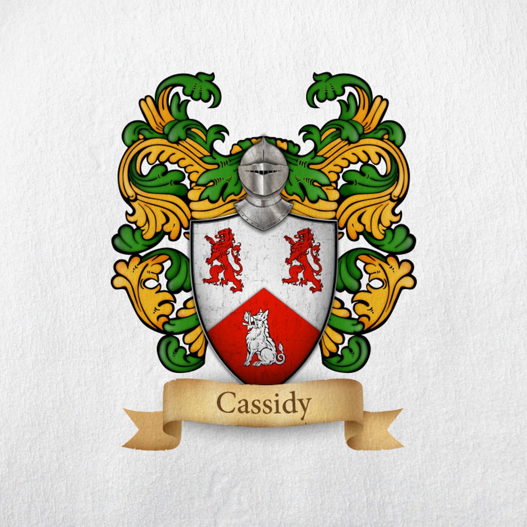 Cassidy Family Crest - Print - Etsy