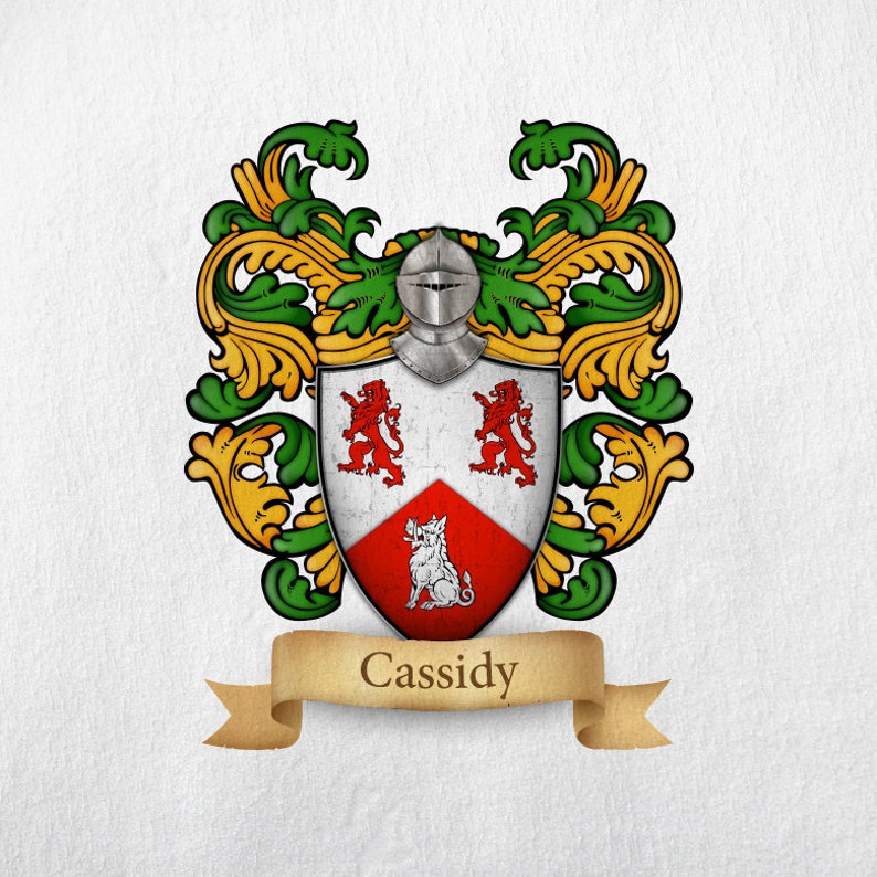 Cassidy Family Crest Print | Etsy