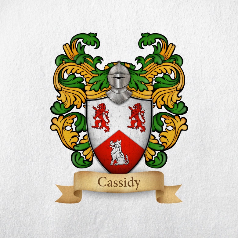 Cassidy Family Crest Print - Etsy