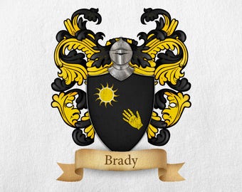 Flanagan Family Crest Print | Etsy