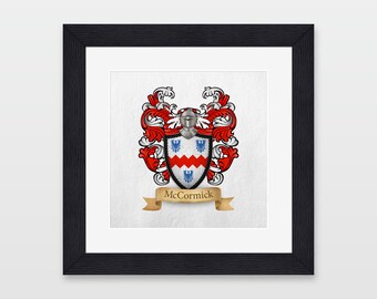 O'neal Irish Coat of Arms Print Frameable 9 X - Etsy