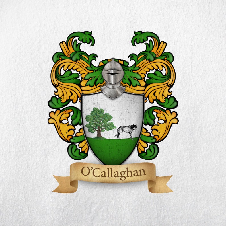 O'callaghan Family Crest Print - Etsy