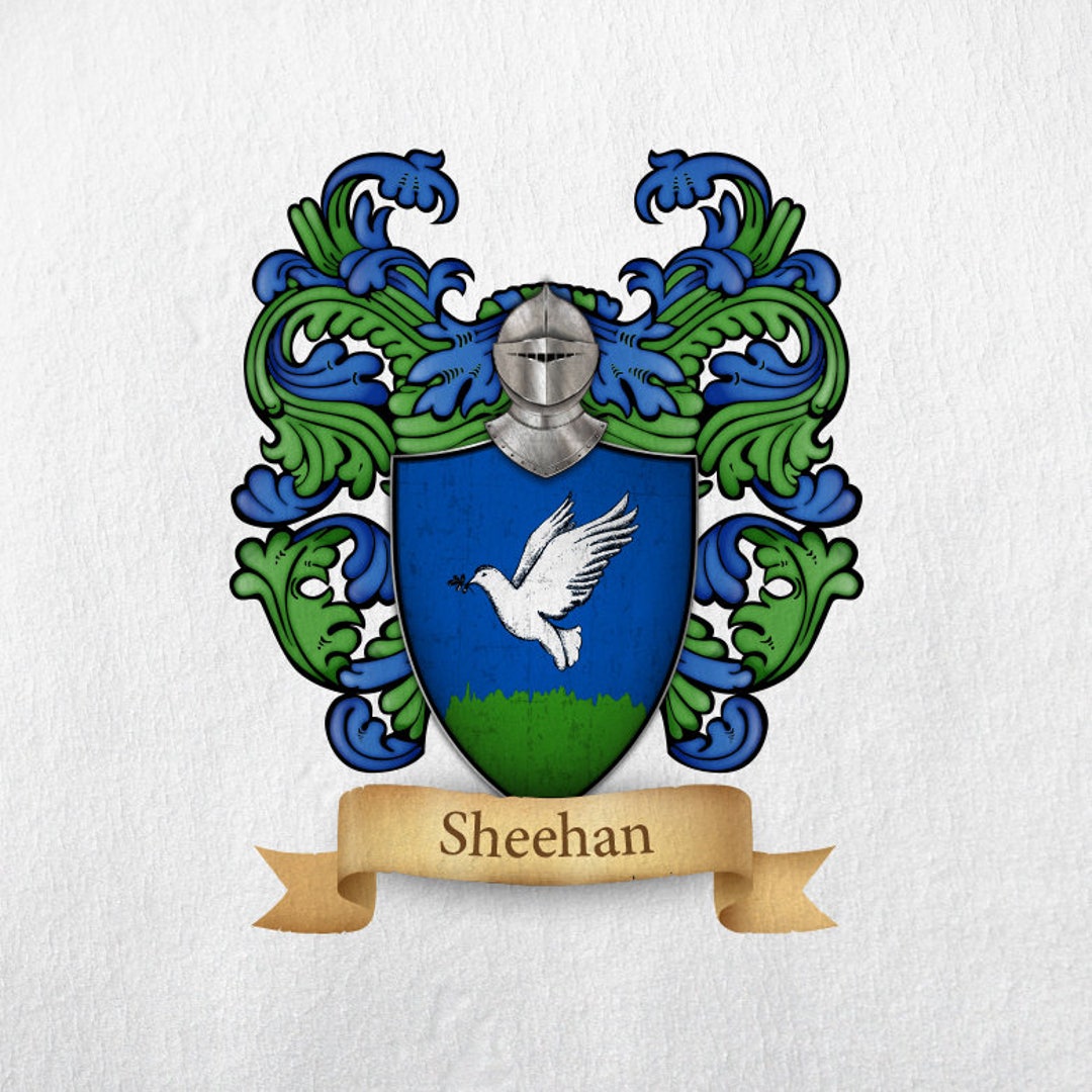 Sheehan Family Crest - Print - Etsy