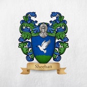 Sheehan Family Crest Print - Etsy