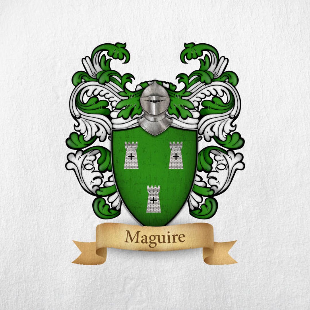 Maguire (scottish Origin) Family Crest - Print - Etsy