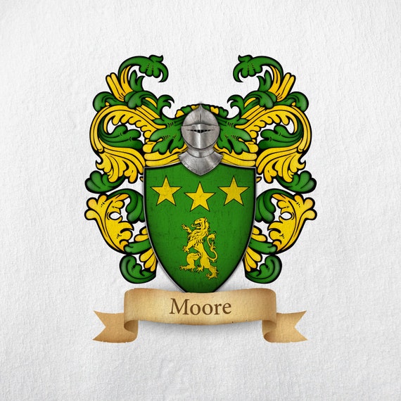 Moore Family Crest Print | Etsy