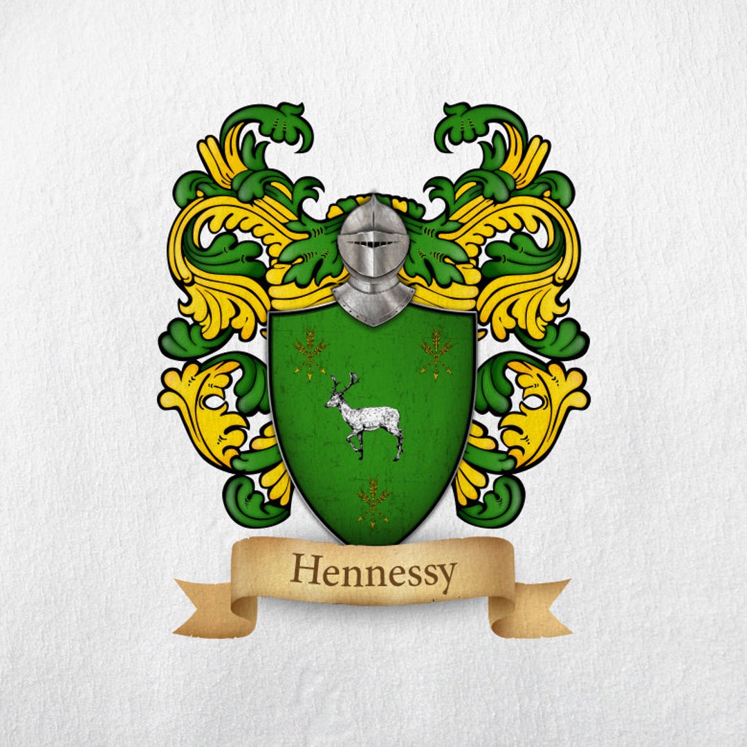 Hennessy Family Crest - Print - Etsy