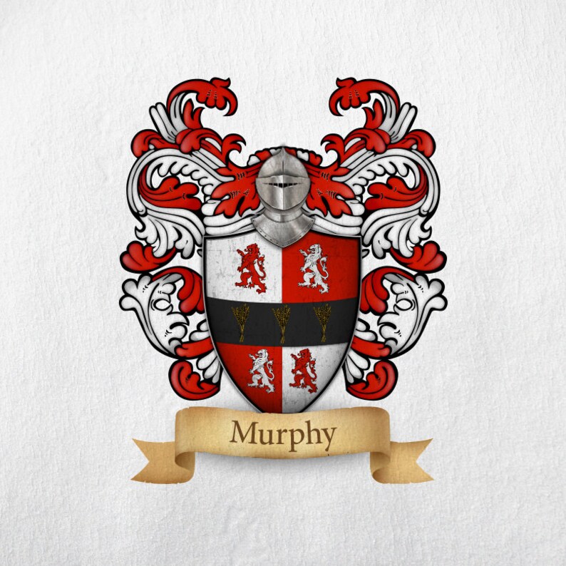 Murphy Family Crest Print - Etsy