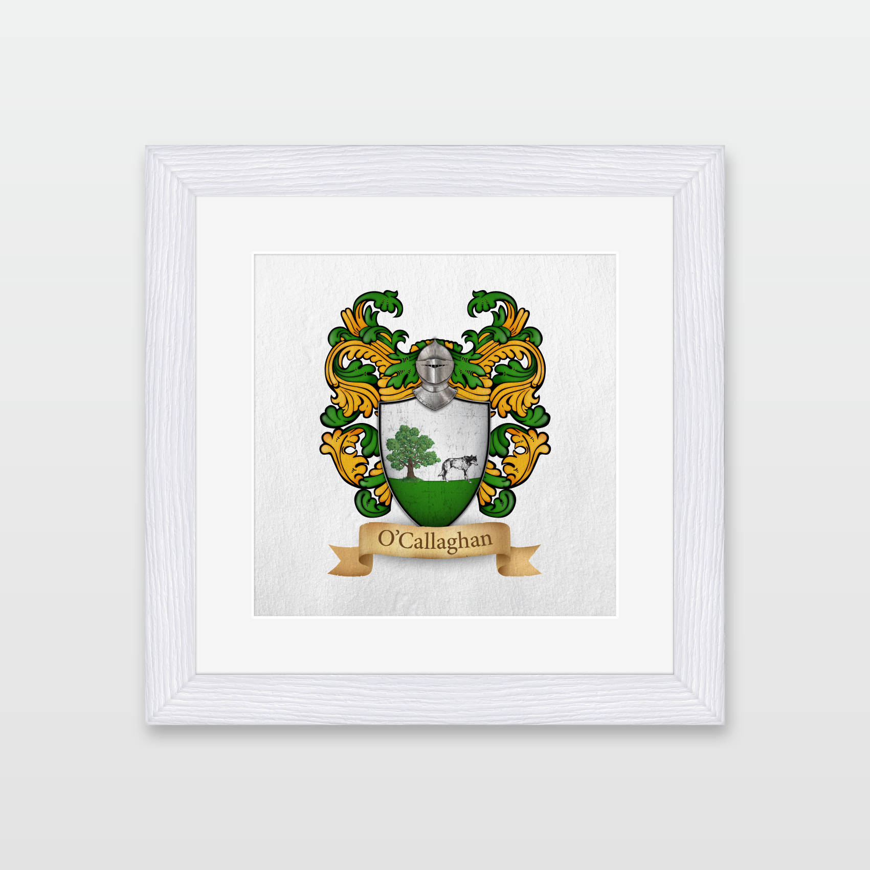 O'callaghan Family Coat of Arms Framed Print - Etsy