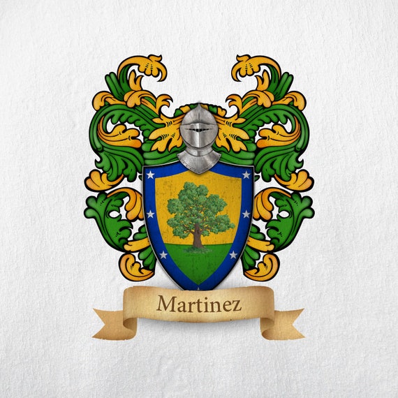 Martinez Family Crest Print | Etsy