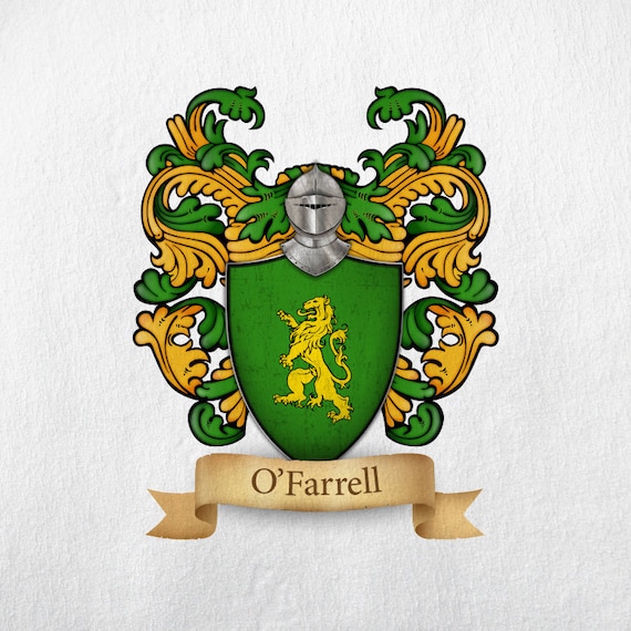 O'farrell Family Crest Print | Etsy