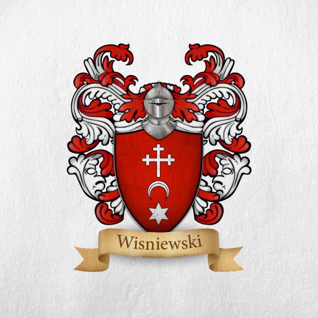 Wisniewski (polish Origin) Family Crest - Print - Etsy