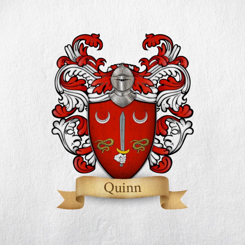 Quinn co. Clare Family Crest Print - Etsy