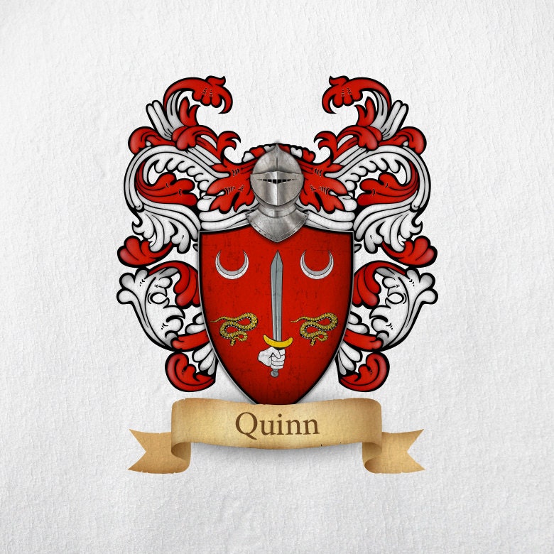 Quinn co. Clare Family Crest Print - Etsy
