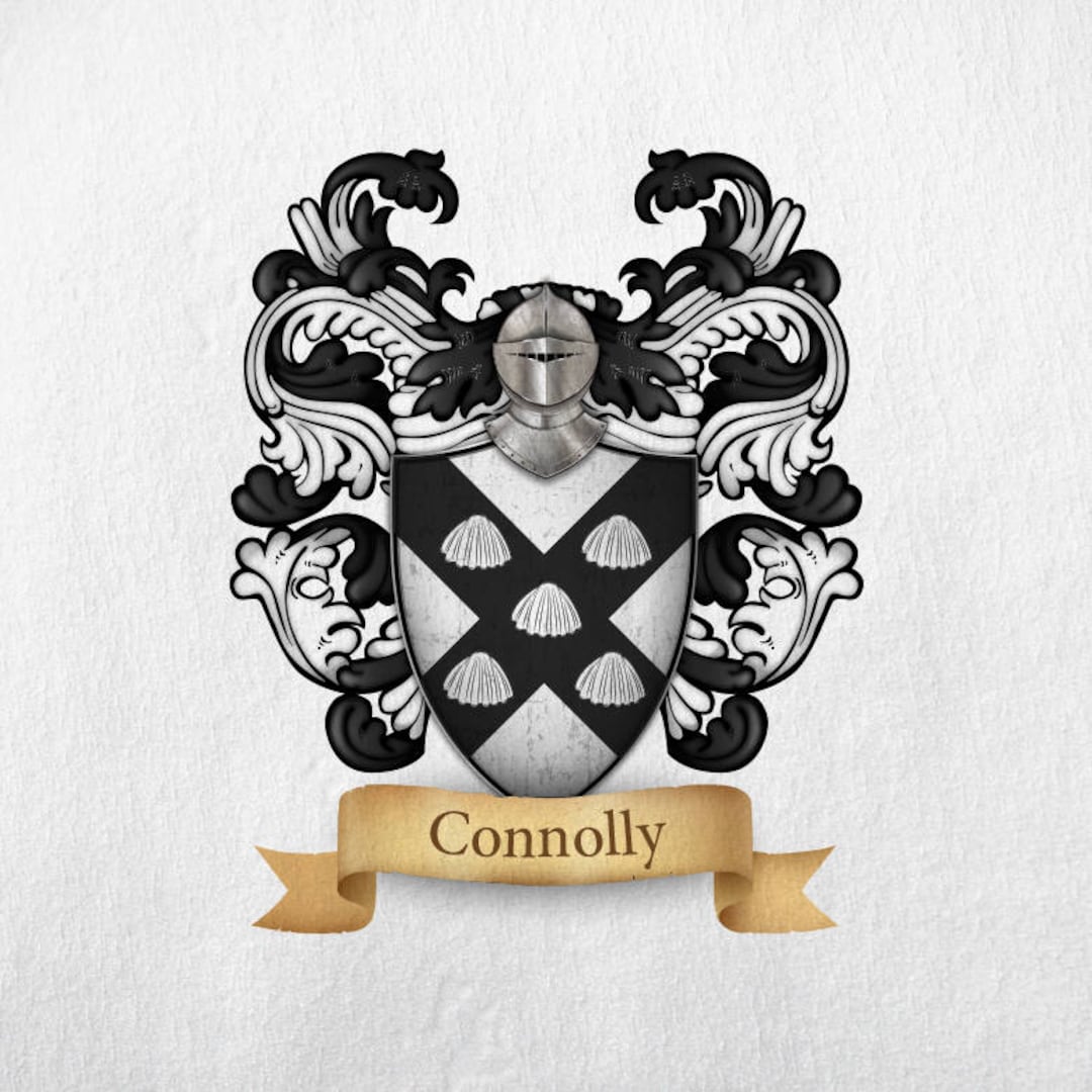 Connolly Family Crest - Print - Etsy
