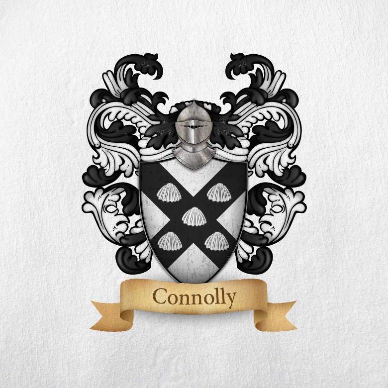 Connolly Family Crest Print - Etsy