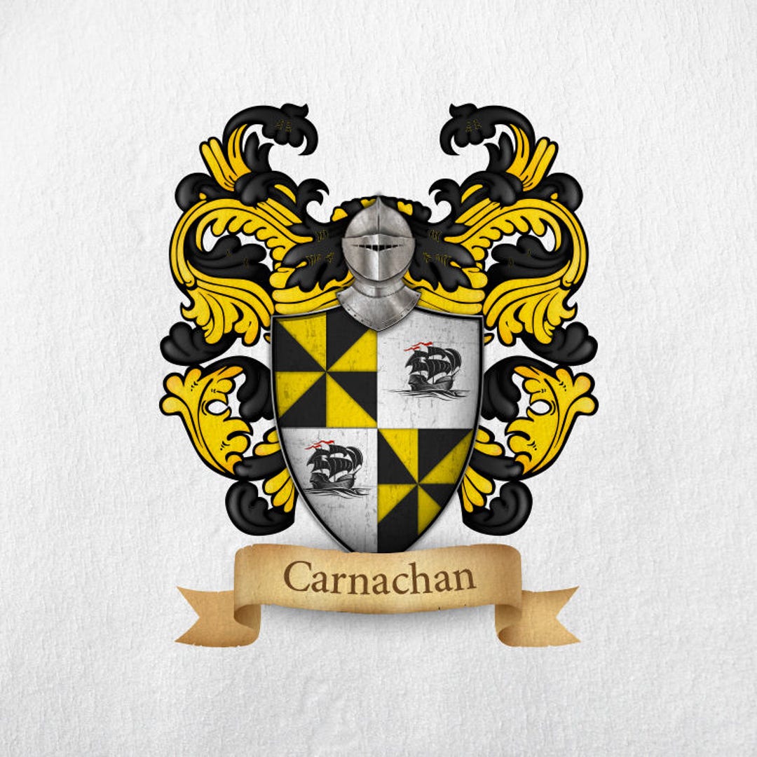 Carnachan (scottish Origin) Family Crest - Print - Etsy