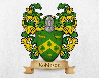 Robinson Family Crest - Etsy