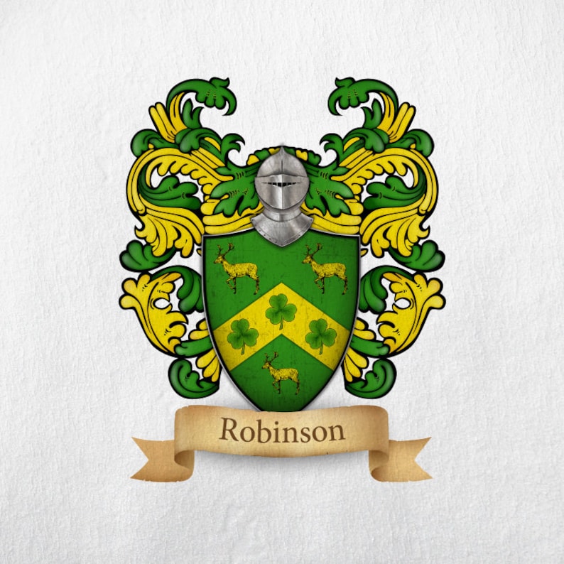 Robinson Family Crest Print - Etsy