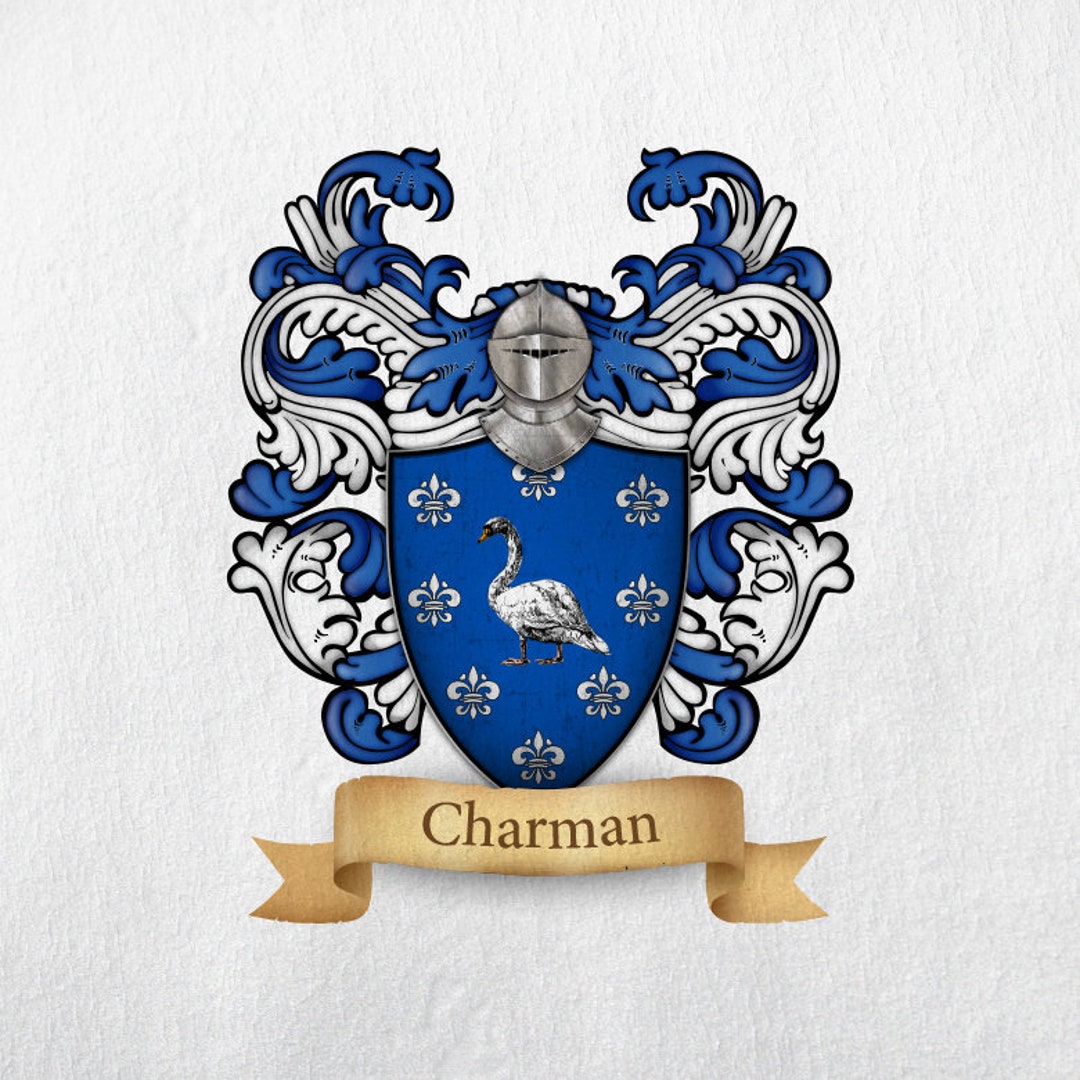 Charman (england) Family Crest - Print - Etsy
