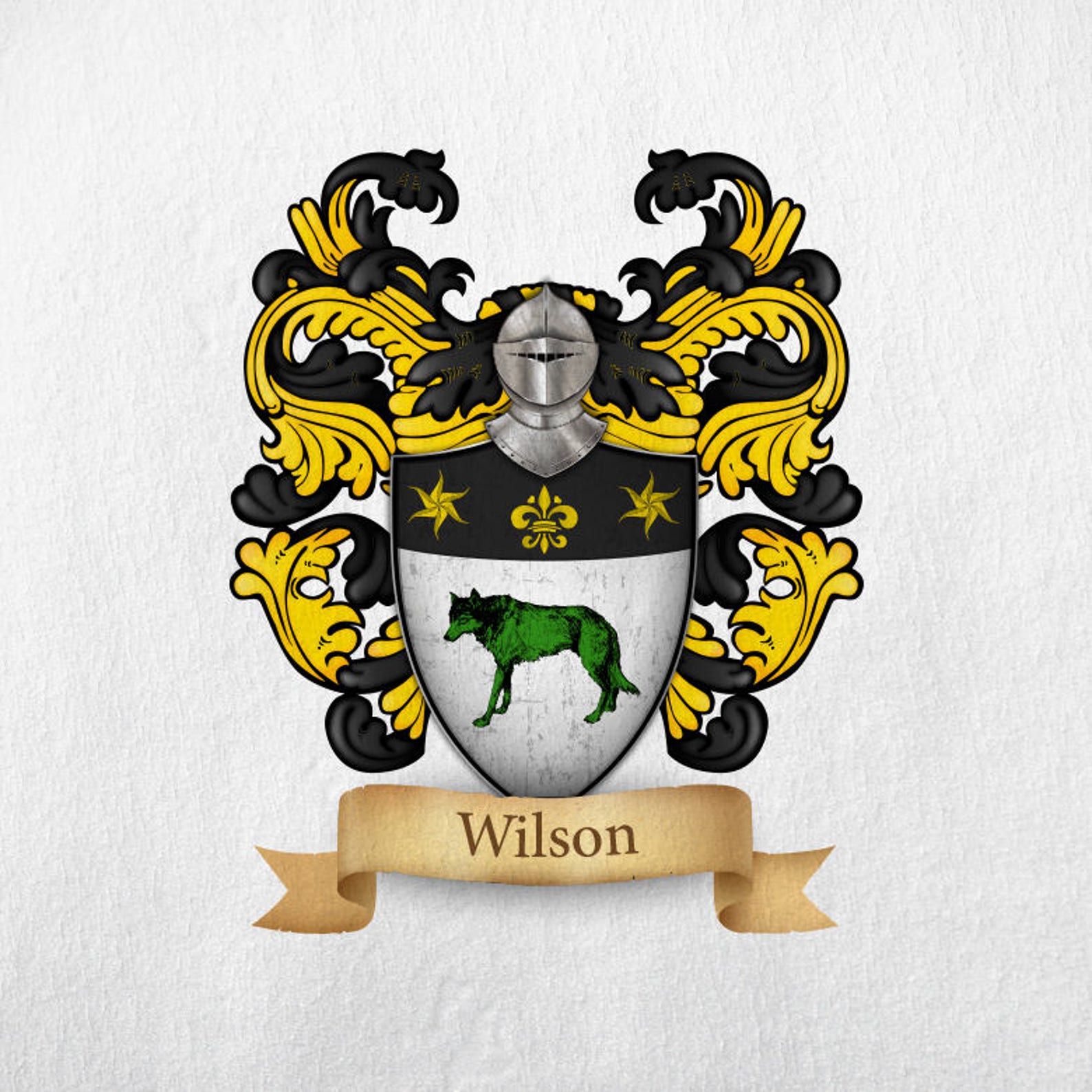Wilson Family Crest Print | Etsy