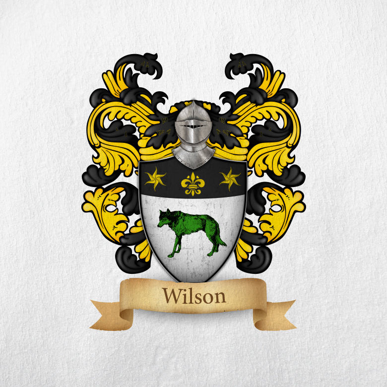 Wilson Family Crest Print | Etsy