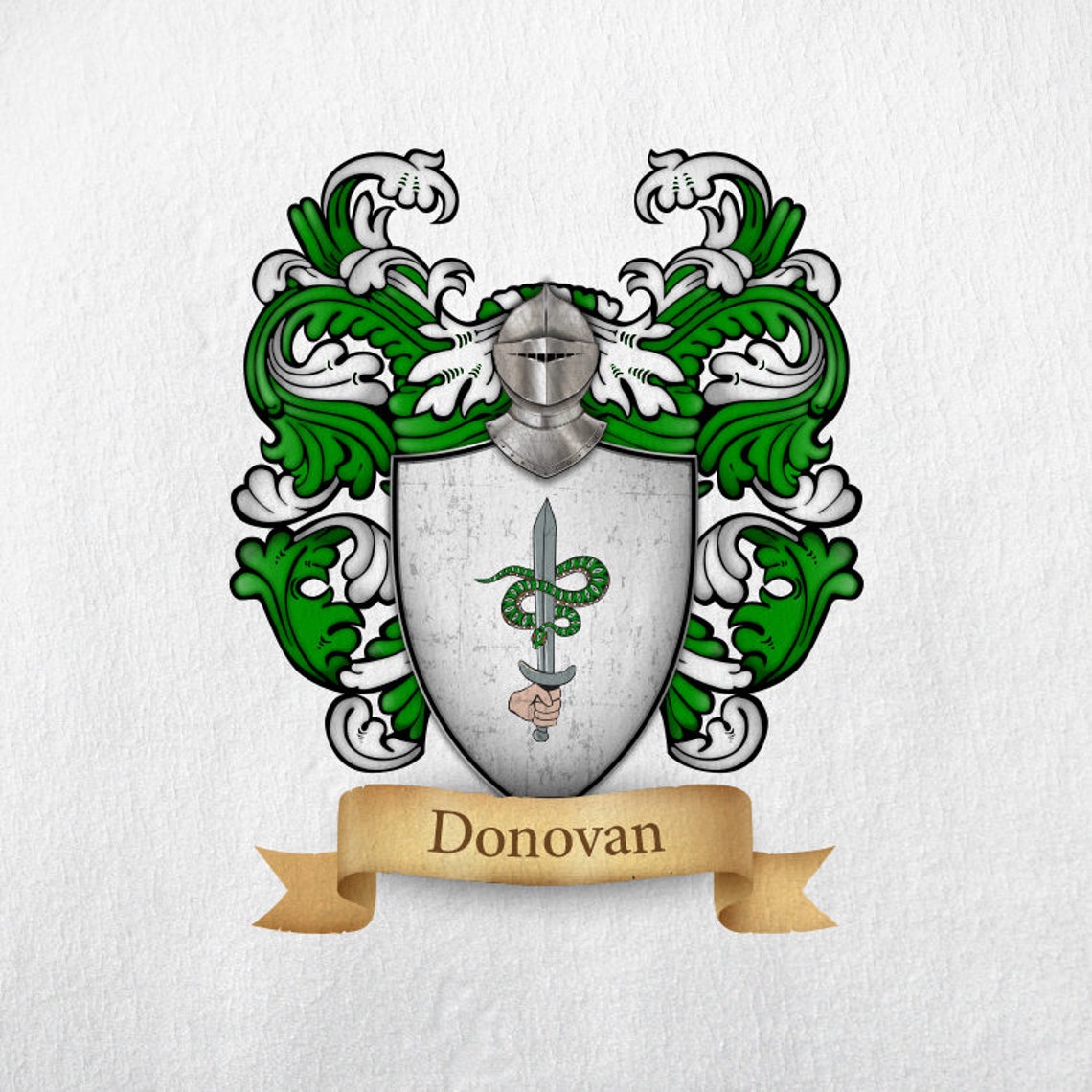 Donovan Family Crest Print - Etsy