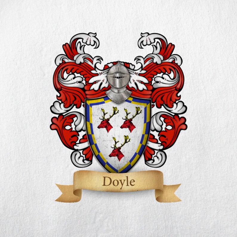 Doyle Family Crest Print - Etsy