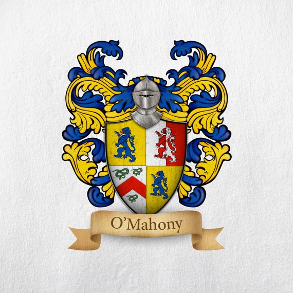 O'mahony Family Crest Print | Etsy