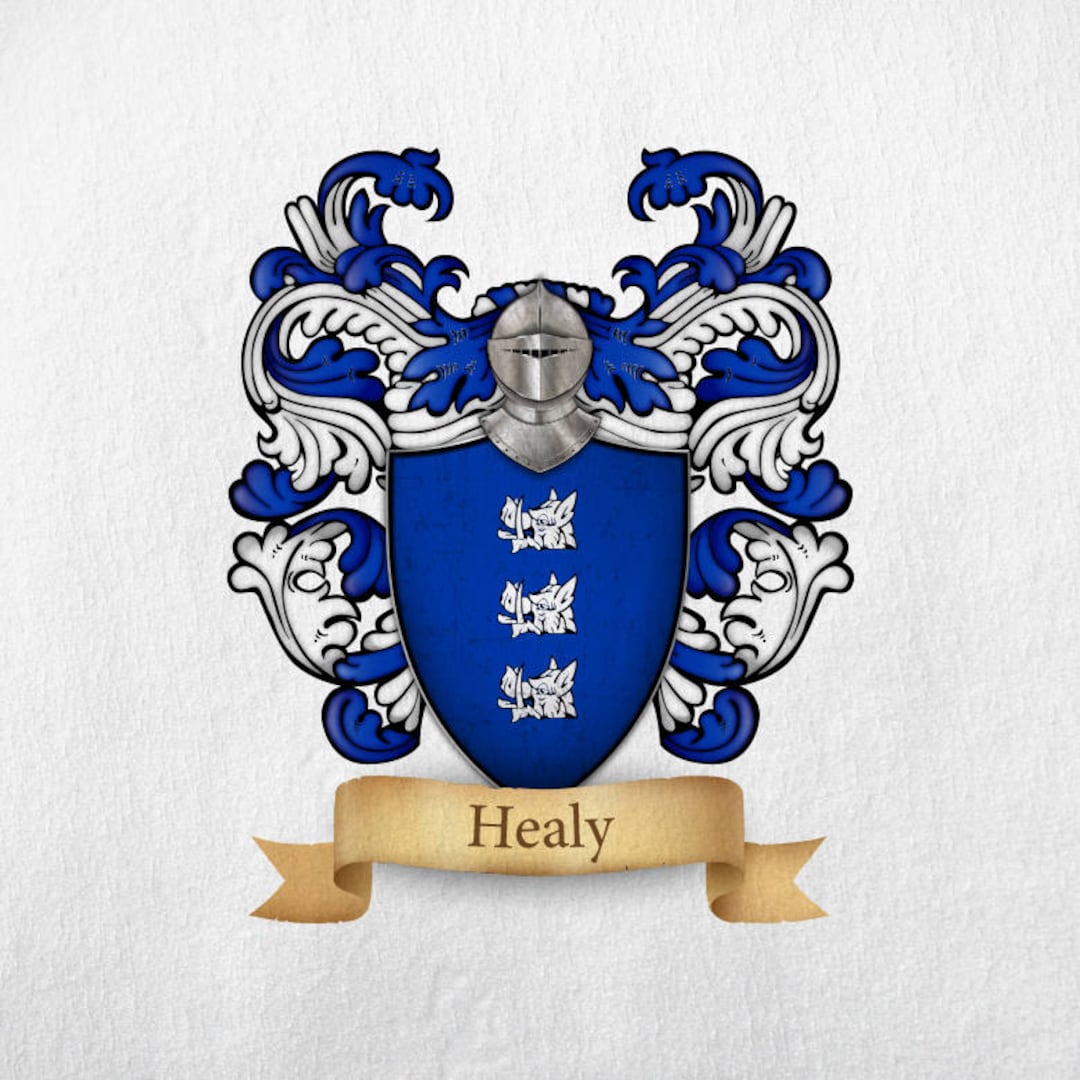 Healy Family Crest - Print - Etsy