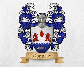 Wall Family Crest Print - Etsy
